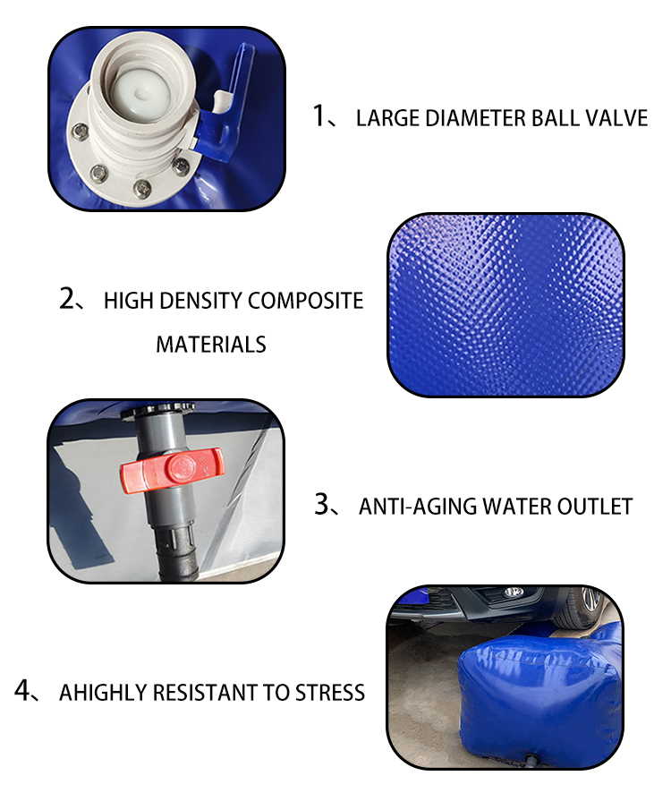 Super Quality Portable Water Bladder Tank - Buy Water Storage Bladder ...