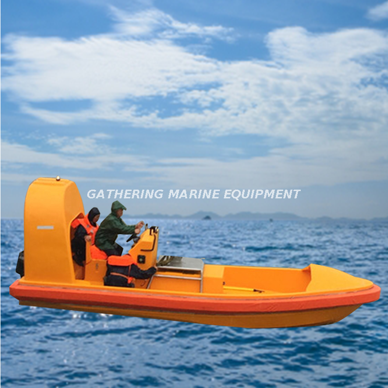 Solas 6 Person GPR Open type Rescue Life Boat - Gathering Marine