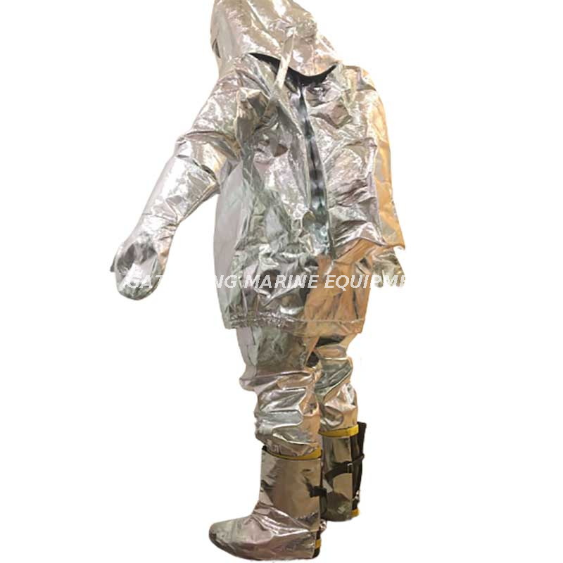 Aluminum Foils Heat Insulated Suit Fire Protective Suit - Buy Aluminum ...