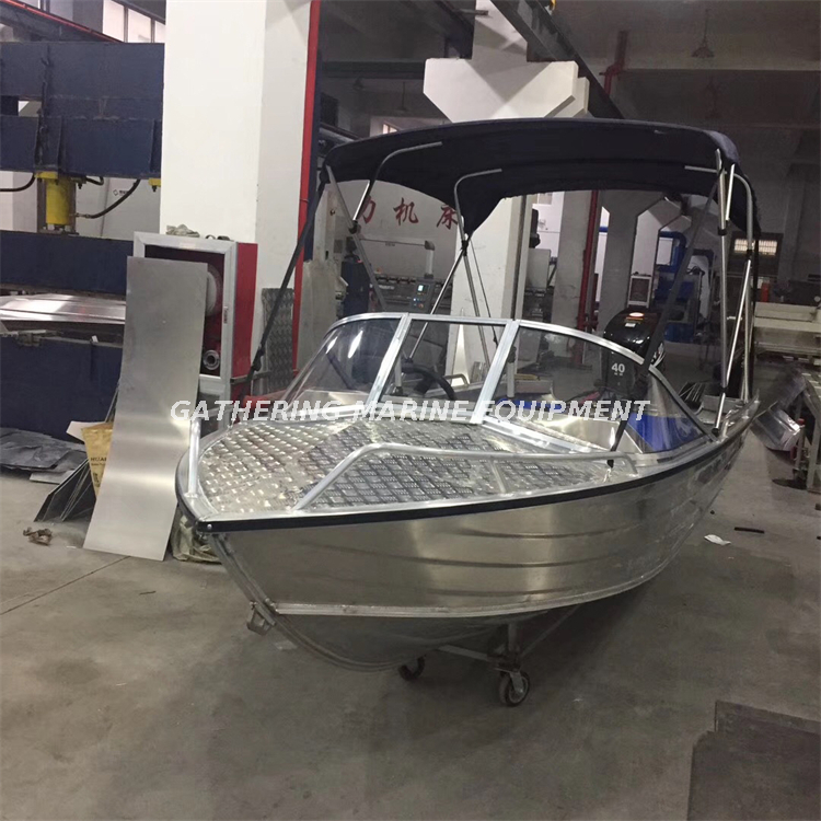 Aluminum Boat Fishing Rowing Durable Boat Aluminium-Alloy Hull - Buy ...
