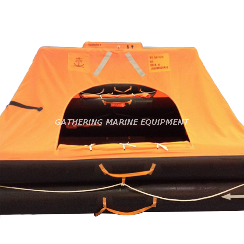 Small Craft Life Raft ISO9650 Inflatable Liferaft Leisure Liferaft for ...