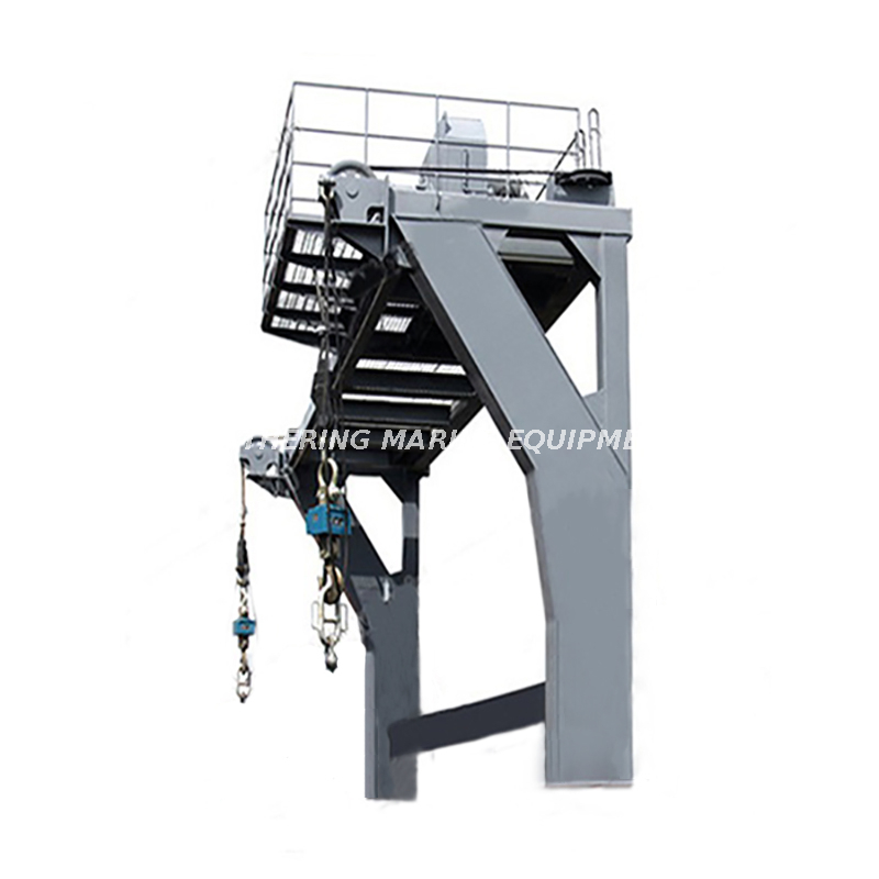 Offshore Platform Type Davit Enclosed Lifeboat Davit with Certification ...